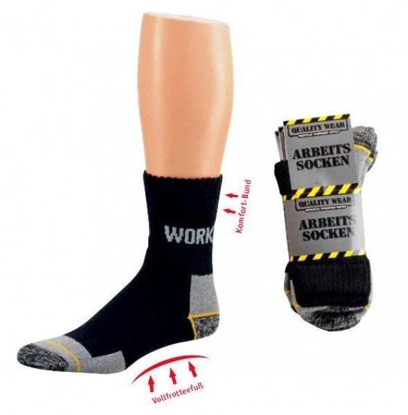 Art.: 66843 Berufs- und Arbeitssocke / 47-50 + 51-54 - Die Socke