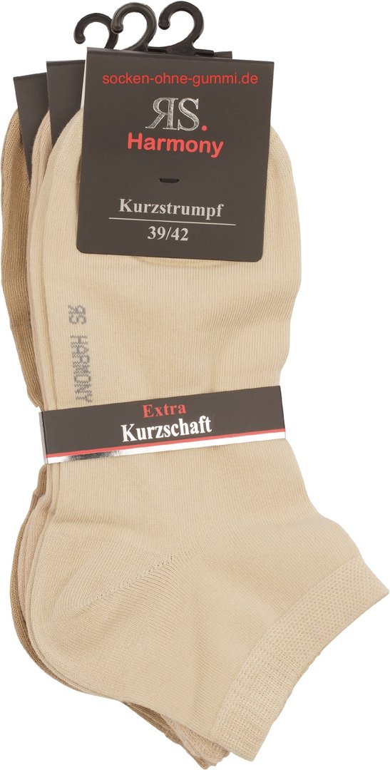 Art.: 35200 Kurzsocke Harmony for Men beige - Die Socke